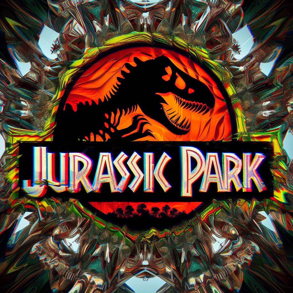 Jurassic Park Distorted Logo By Prehistoricpark96 On Deviantart