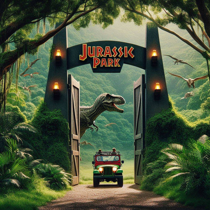 Leaving Jurassic Park By Prehistoricpark96 On Deviantart