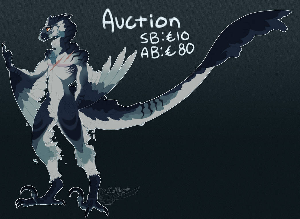 Anthro Raptor Auction Closed By Shymagple On Deviantart