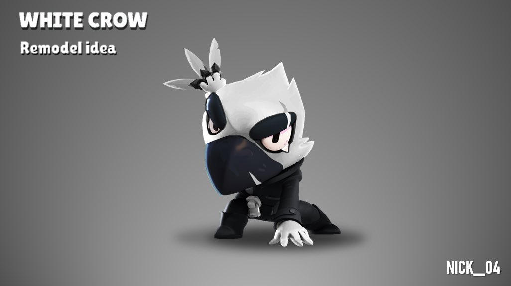 White Crowbrawl Stars By Warriorart333 On Deviantart