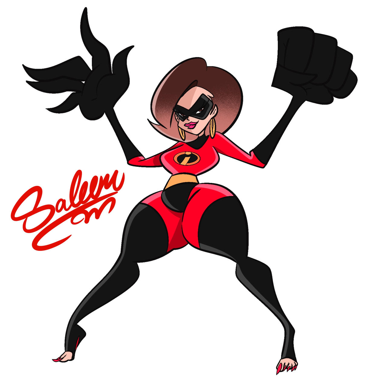 Elastigirl Is A Baddie Tho By Saintscoanime On Deviantart