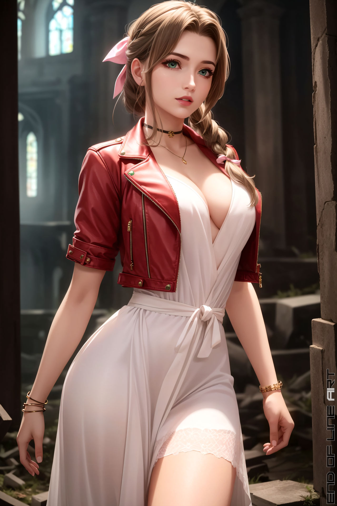 Aerith Gainsborough 2 By Endoflineart On Deviantart