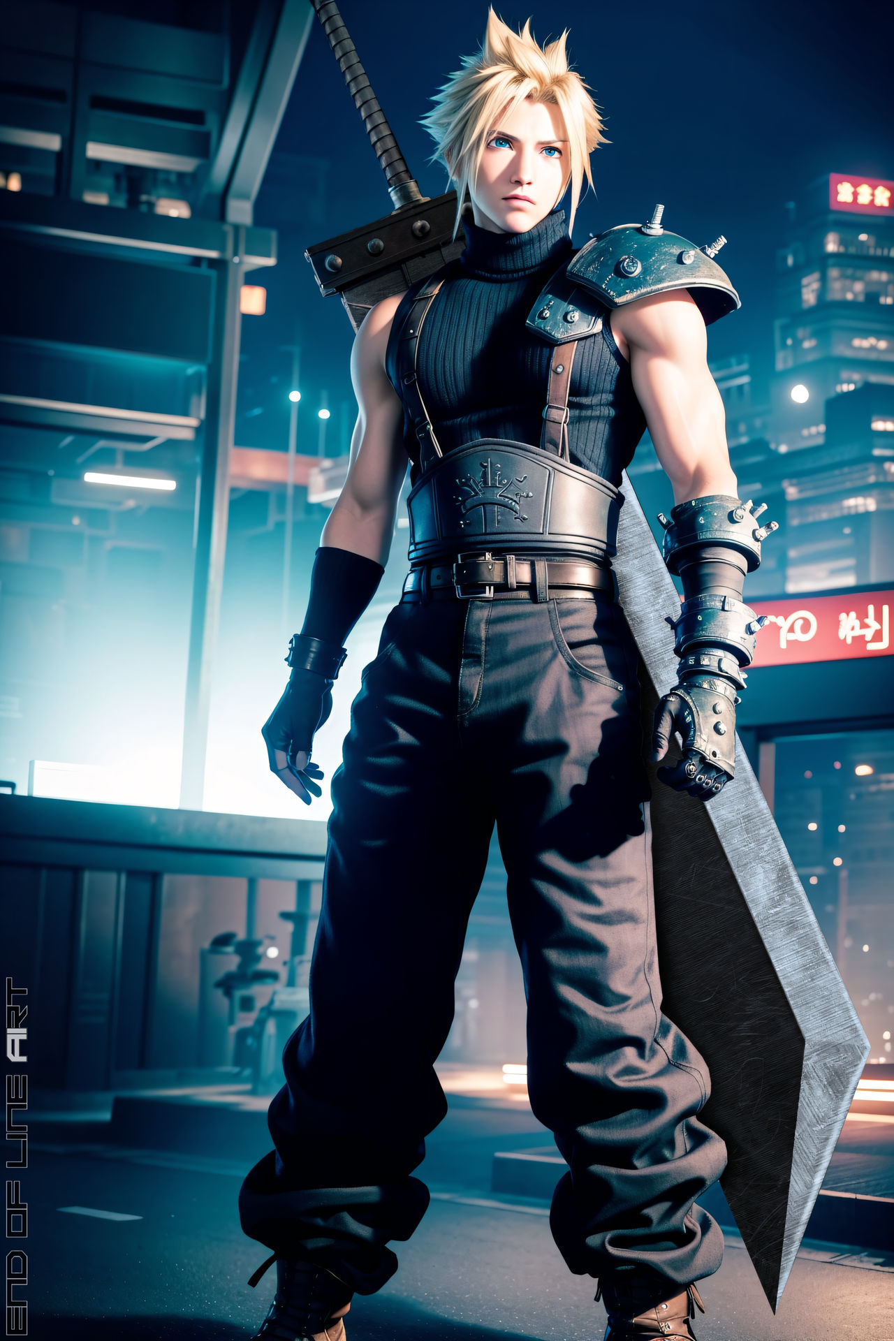 Cloud Strife 1 By Endoflineart On Deviantart