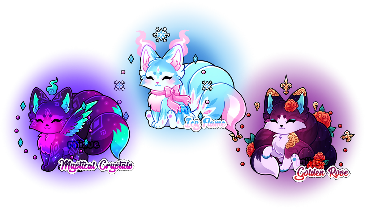 Mythical Fox Spirit Adopts (SOLD) by Miizue on DeviantArt Mythical Fox Spirit Adopts (SOLD) by Miizue on DeviantArt