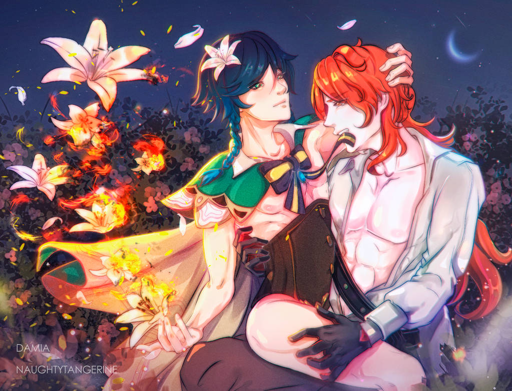 Diluc And Venti By Damiaart On Deviantart