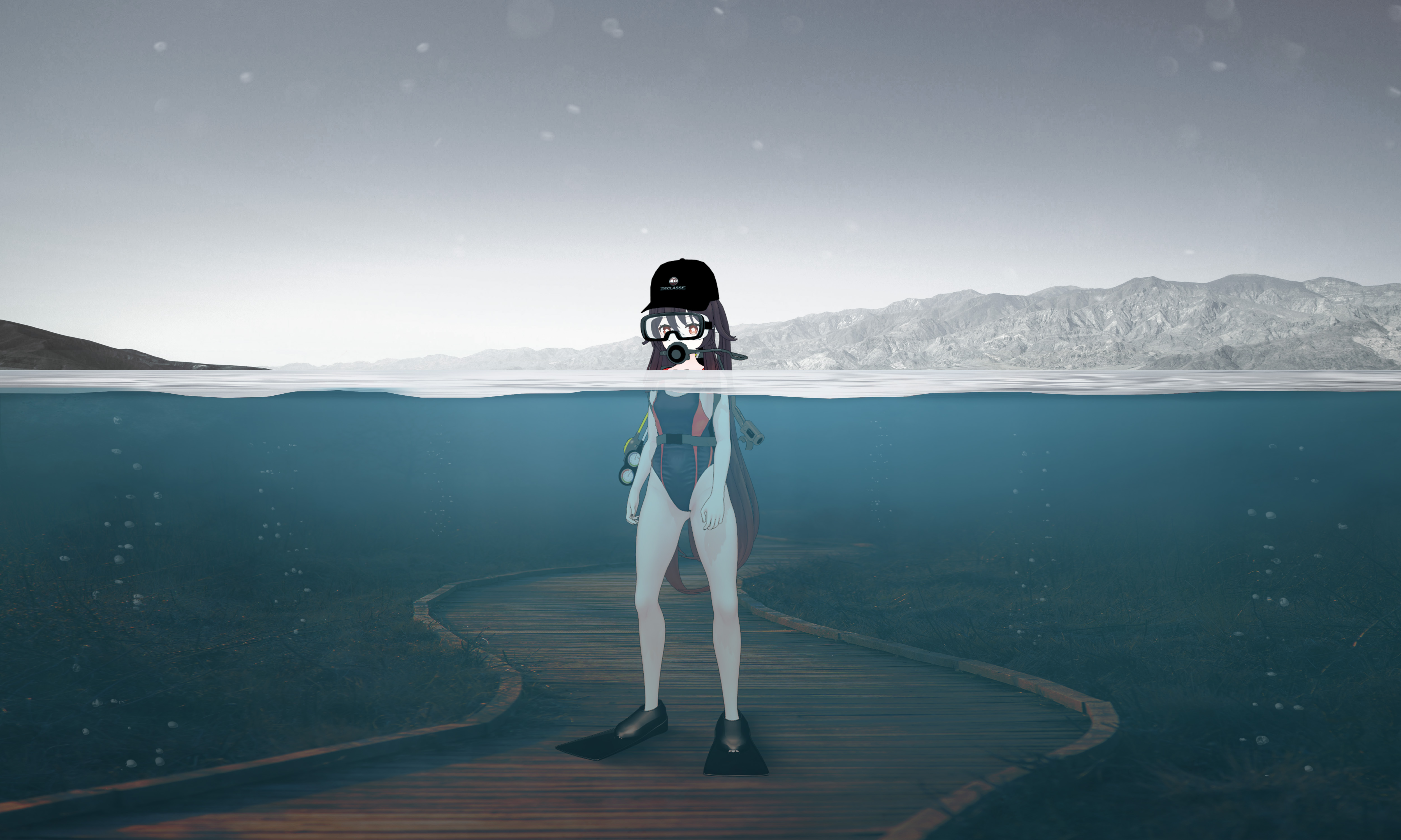 Mmd Hu Tao In Underwater Wooden Paths By Mist To Zero On Deviantart