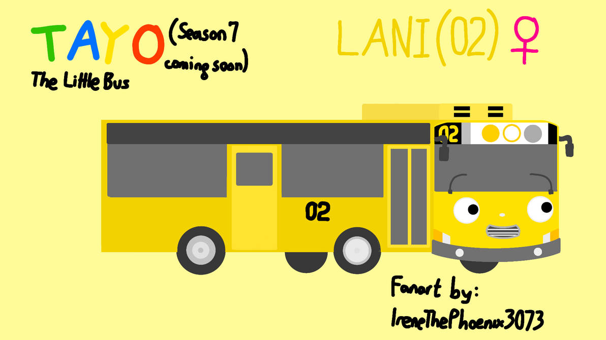 Lani (Tayo the Little Bus Fanart) by irenethephoenixosc on DeviantArt Lani (Tayo the Little Bus Fanart) by irenethephoenixosc on DeviantArt