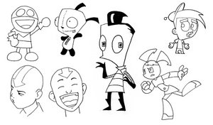 Nickcharacters by kristaia by Cartoon-Obsessions on DeviantArt