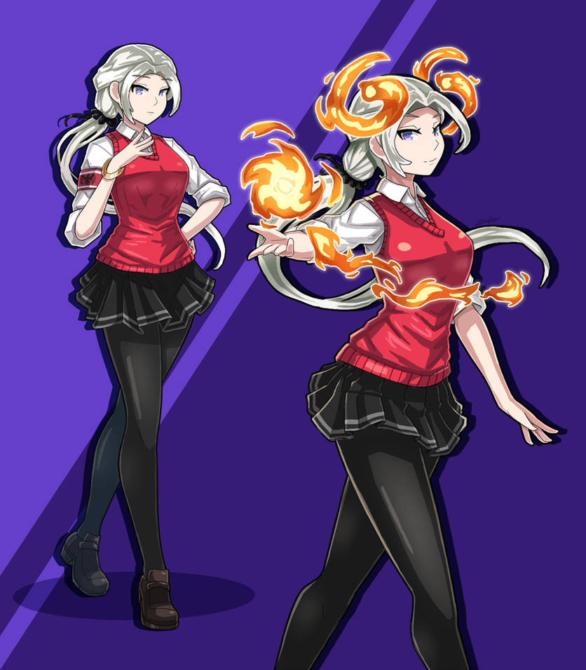 Edelgard Modern Fe School Girl By Zerozvi On Deviantart