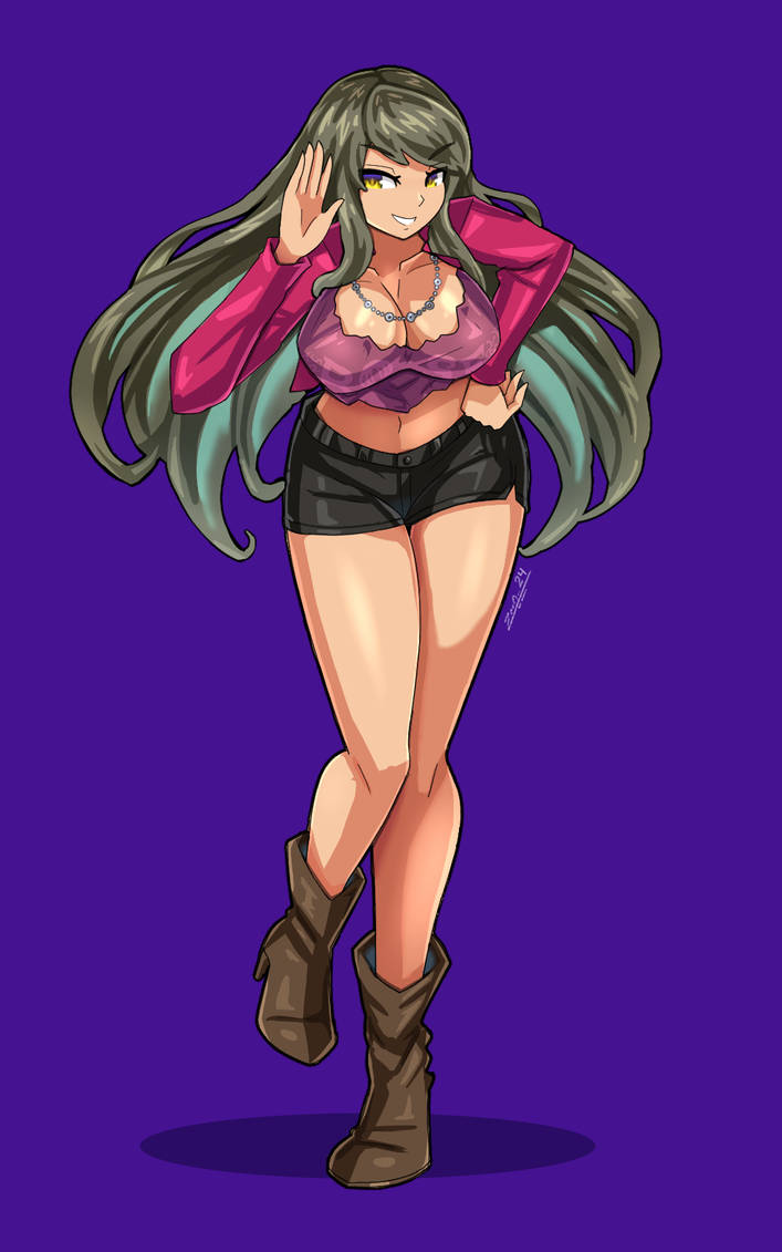Ageha Casual Outfit From Senran Kagura By Zerozvi On Deviantart