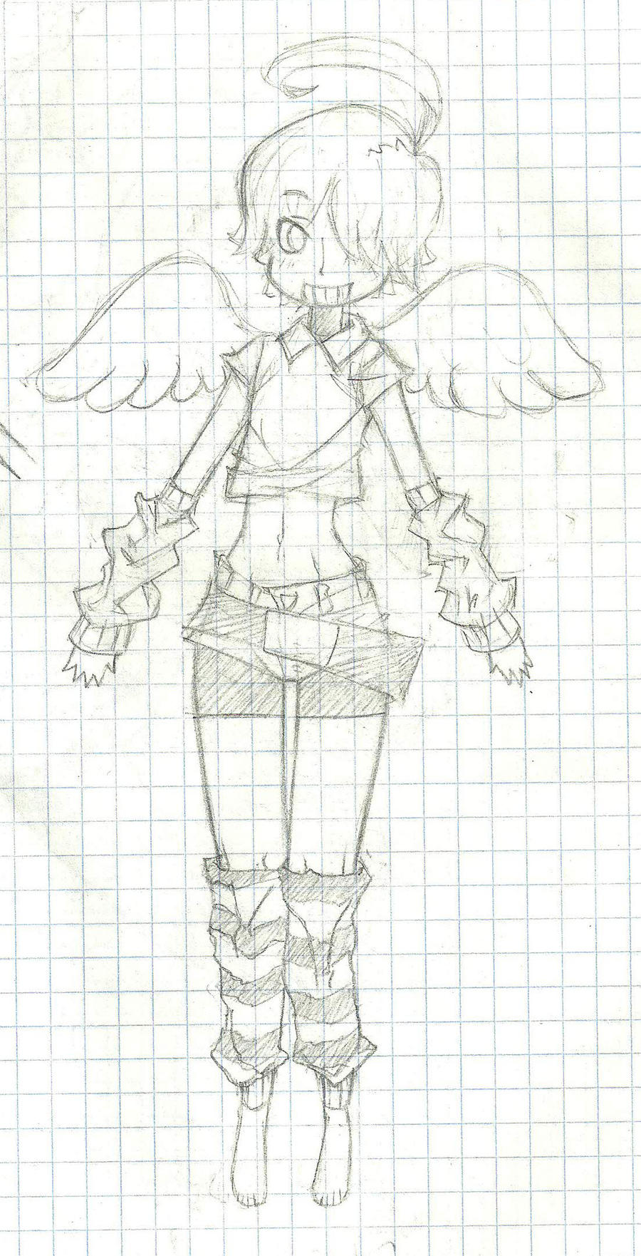Angel Cute Emo Girl By Gohdan Bael On Deviantart