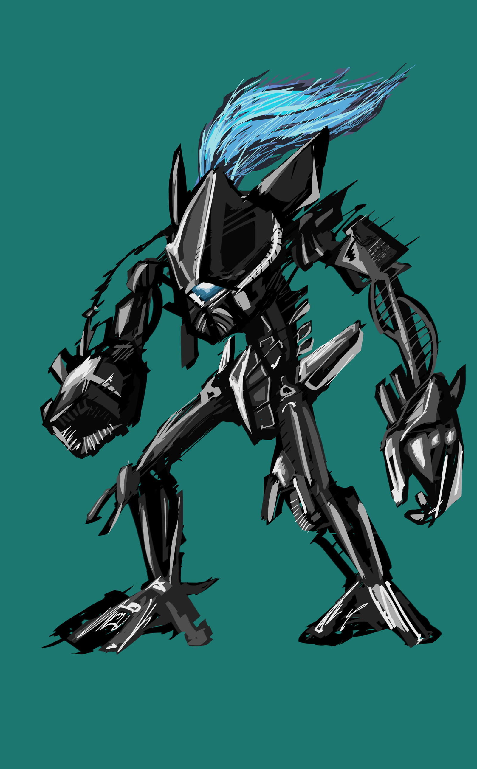 Concept Art Stealth Robot By Elijahbrown95 On Deviantart