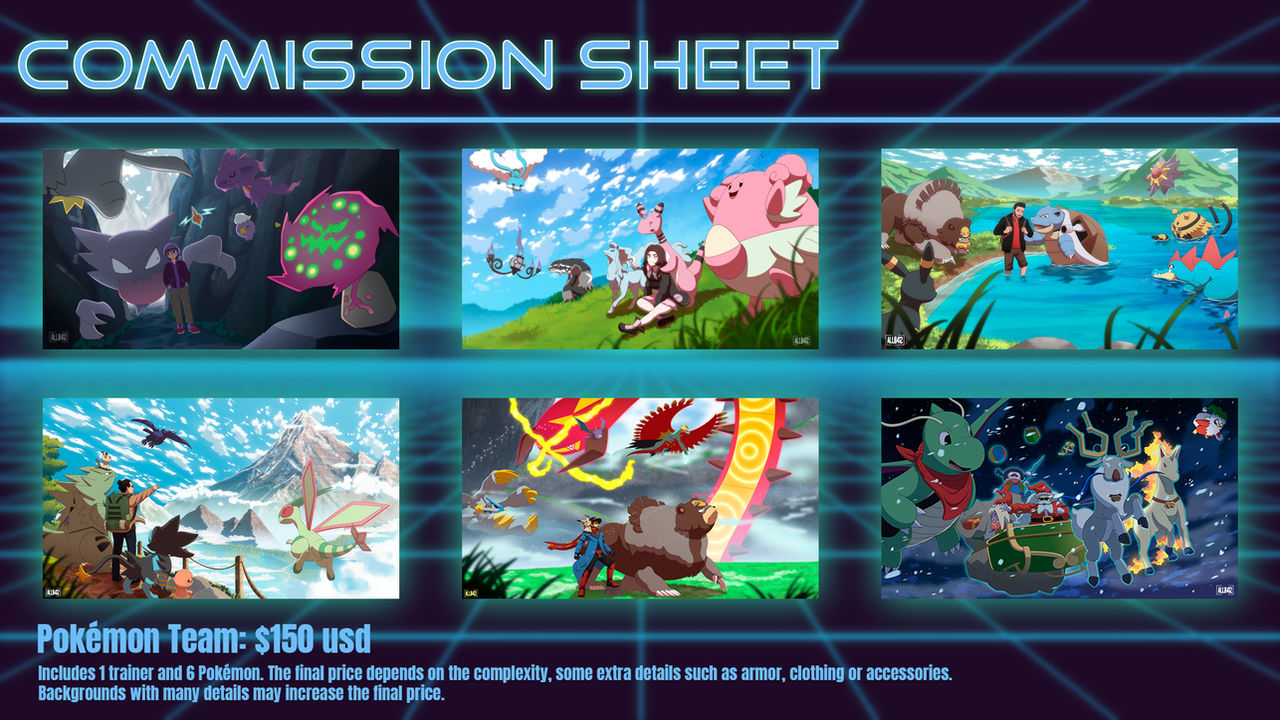 Commission Sheet 3 by All0412 on DeviantArt Commission Sheet 3 by All0412 on DeviantArt