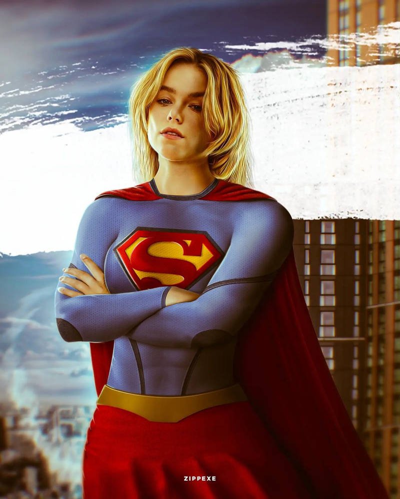 Milly Alcock Supergirl By Zippexe On Deviantart