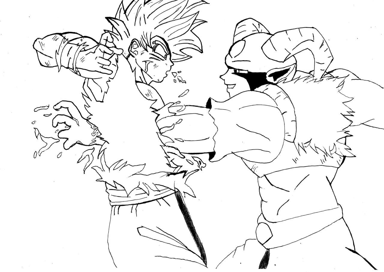 Goku Vs Moro By Rochinarts On Deviantart