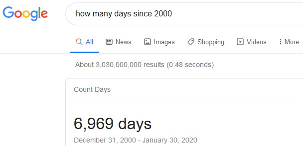 How many days since 2000? by Erik-the-Okapi on DeviantArt How many days since 2000? by Erik-the-Okapi on DeviantArt