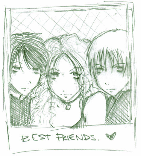 best_friends:sketch_for_steph by Shiroikaze on DeviantArt