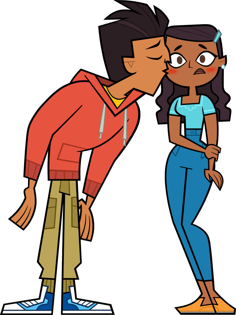 Chase Kisses Priyas Cheek By Codylake On Deviantart