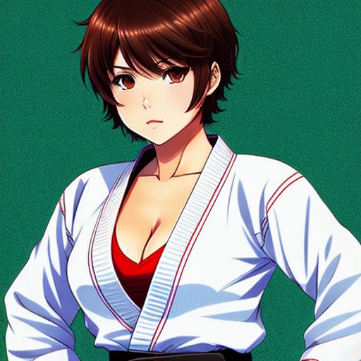 Deepanime Ai Brown Haired Karate Girl By Sai Kyosouldier On Deviantart