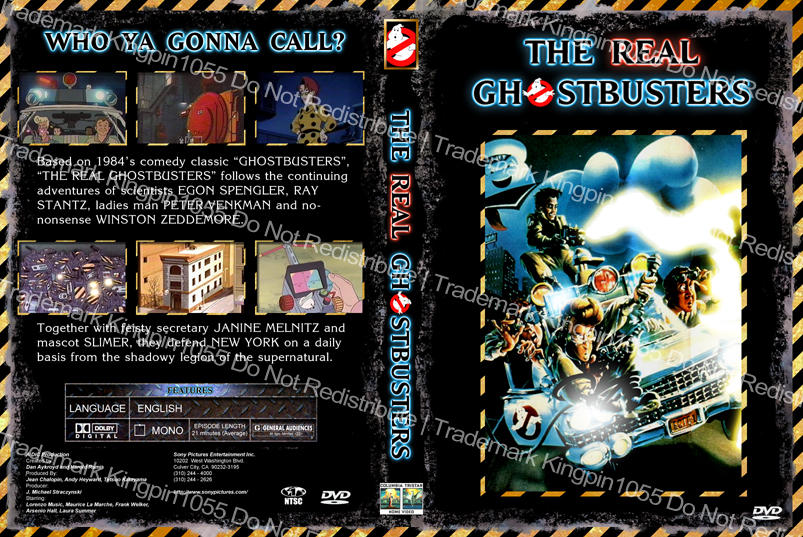 Real Ghostbusters - DVD Cover by kingpin1055 on DeviantArt