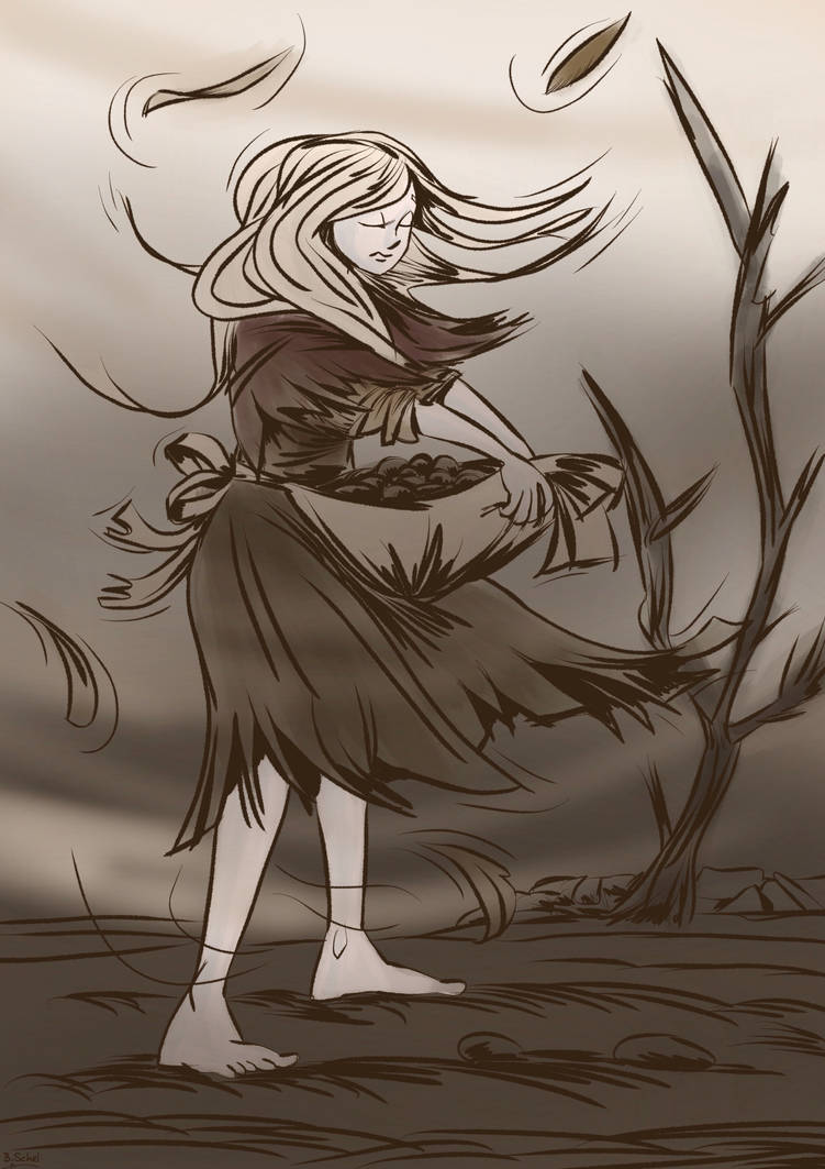 Lonely Peasant Girl By Basschel On Deviantart