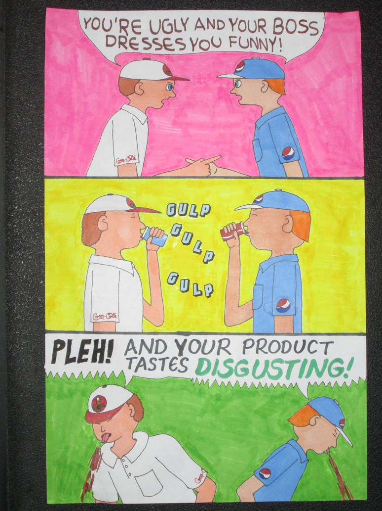 Coke Vs Pepsi By Mr Pink Rose On Deviantart