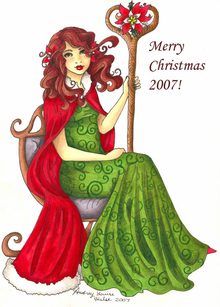 Merry Christmas 2007 by DaturaDraws on DeviantArt