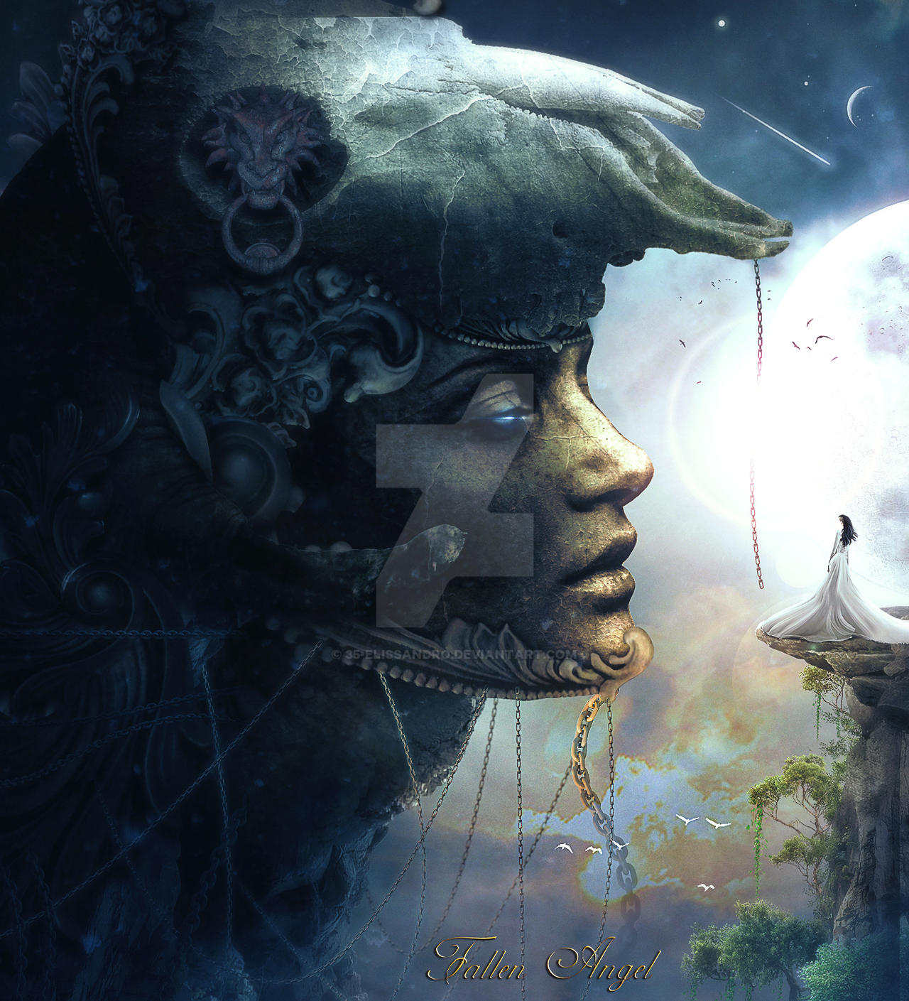 Dark Fantasy Angel By 35 Elissandro On Deviantart