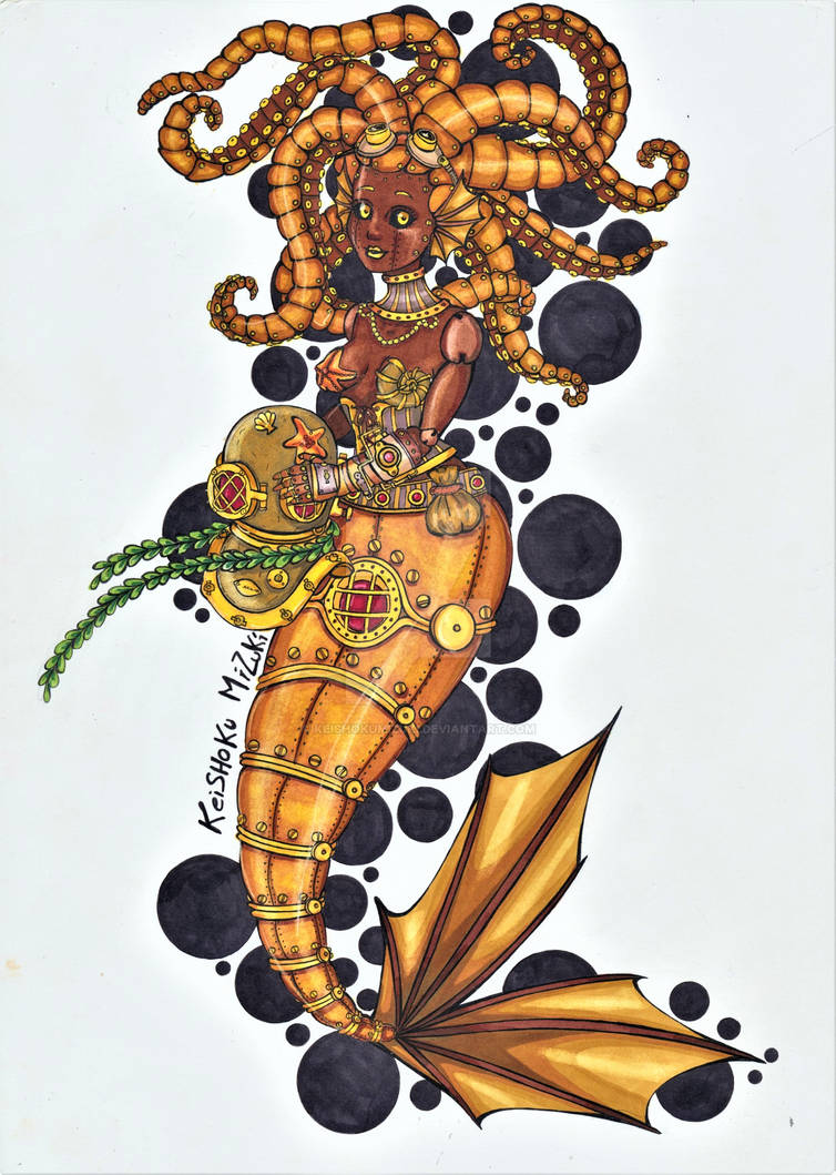 Steampunk Mermaid By Keishokumizuki On Deviantart
