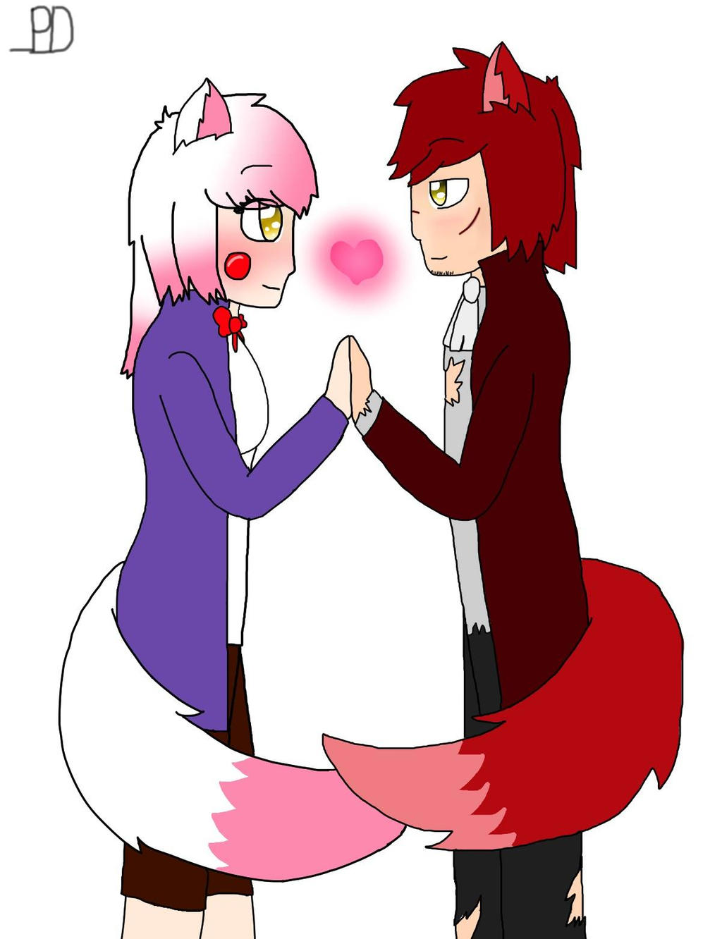 Foxy X Mangle By Zlataber On Deviantart