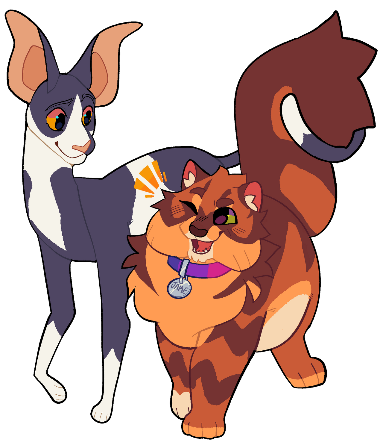 Talltail and Jake by stariitea on DeviantArt Talltail and Jake by stariitea on DeviantArt