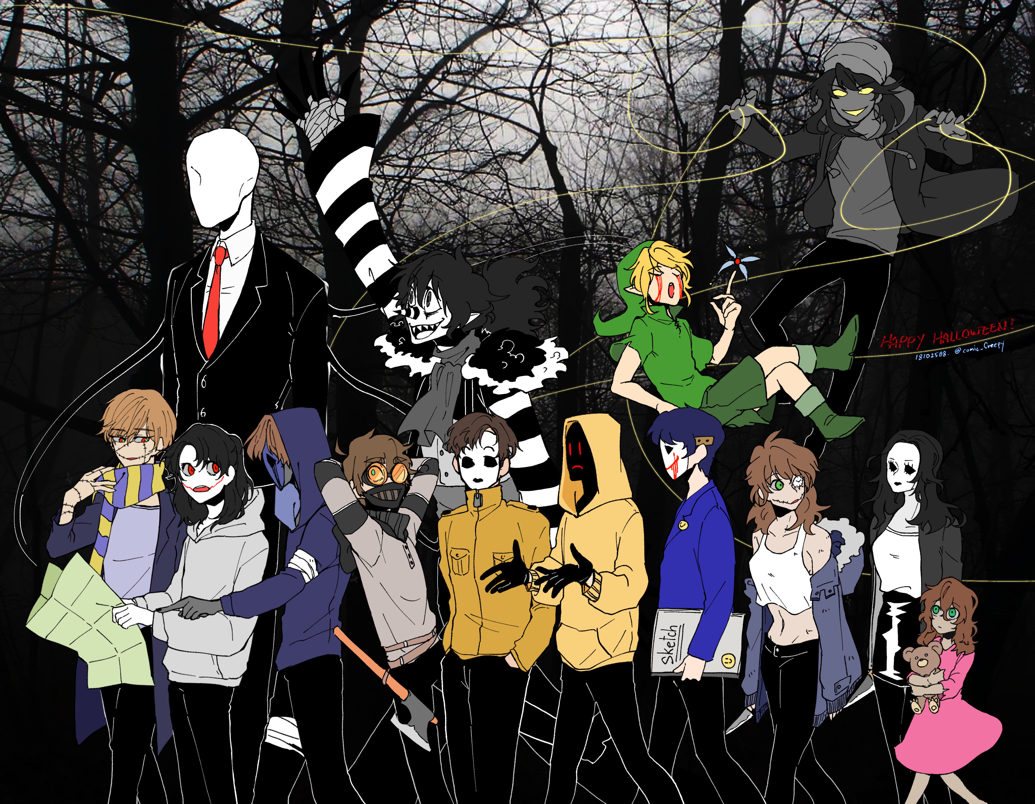 Happy Halloween For Creepypasta By Kanehikise On Deviantart