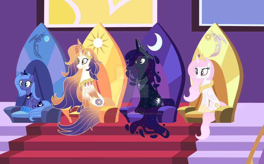 Mlp Rulers Of The Sun And Moon By Velveagicsentryyt On Deviantart