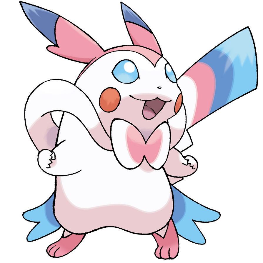 Pikachu X Sylveon Fusion By J7663701 On Deviantart