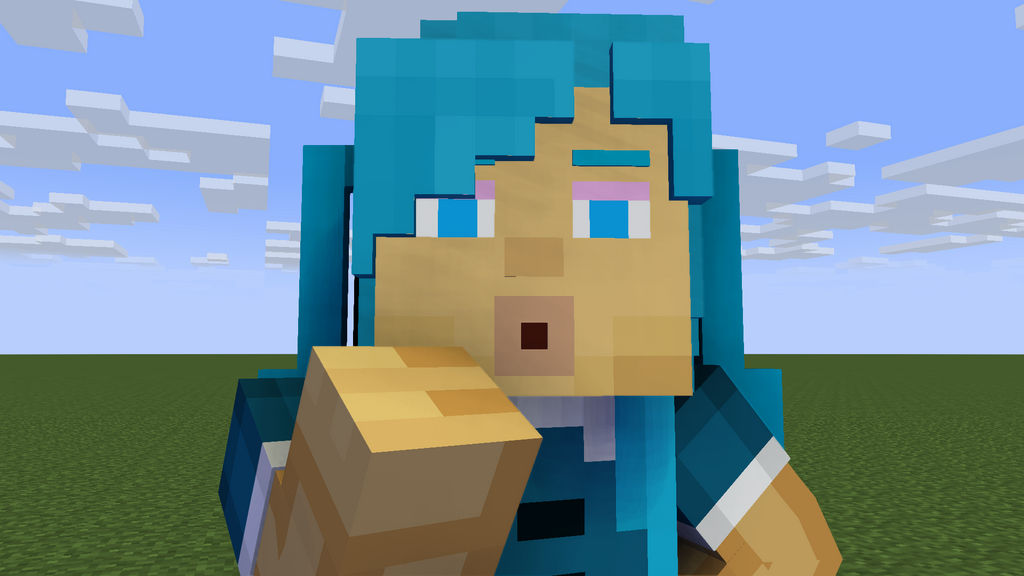 Bluegirl Render Kiss By Huesoscraftero On Deviantart