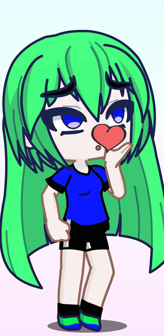 Hanna Blow A Kiss By Huesoscraftero On Deviantart