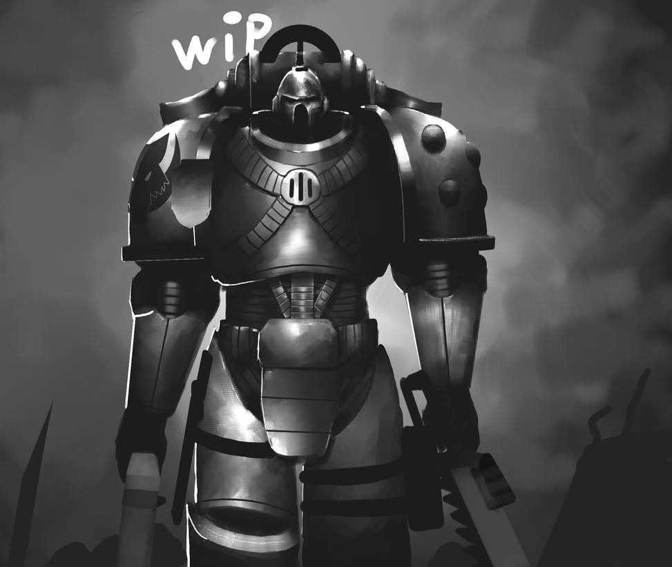 Luna Wolf Wip 3 By Metalfredo On Deviantart