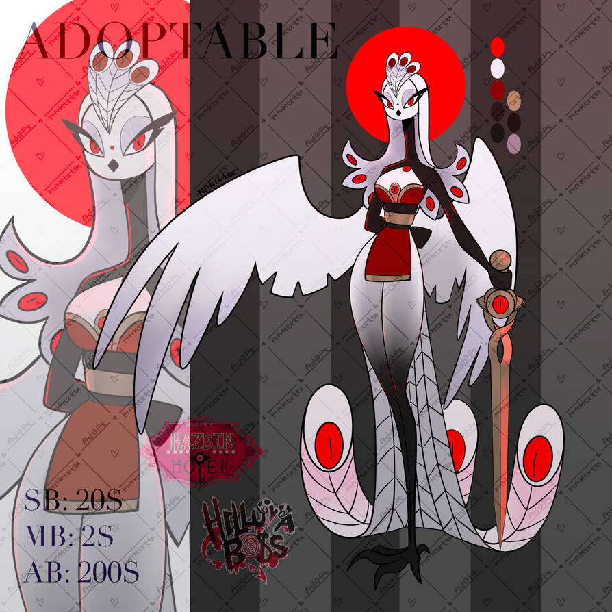 Open Adoptable Hazbin Hotel Helluva Boss 3 By Nakutu On Deviantart