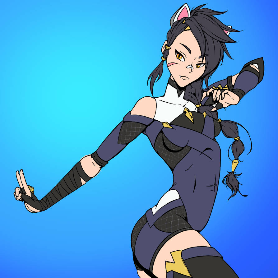 Erisa Fortnite Flat Color By Auravaury On Deviantart