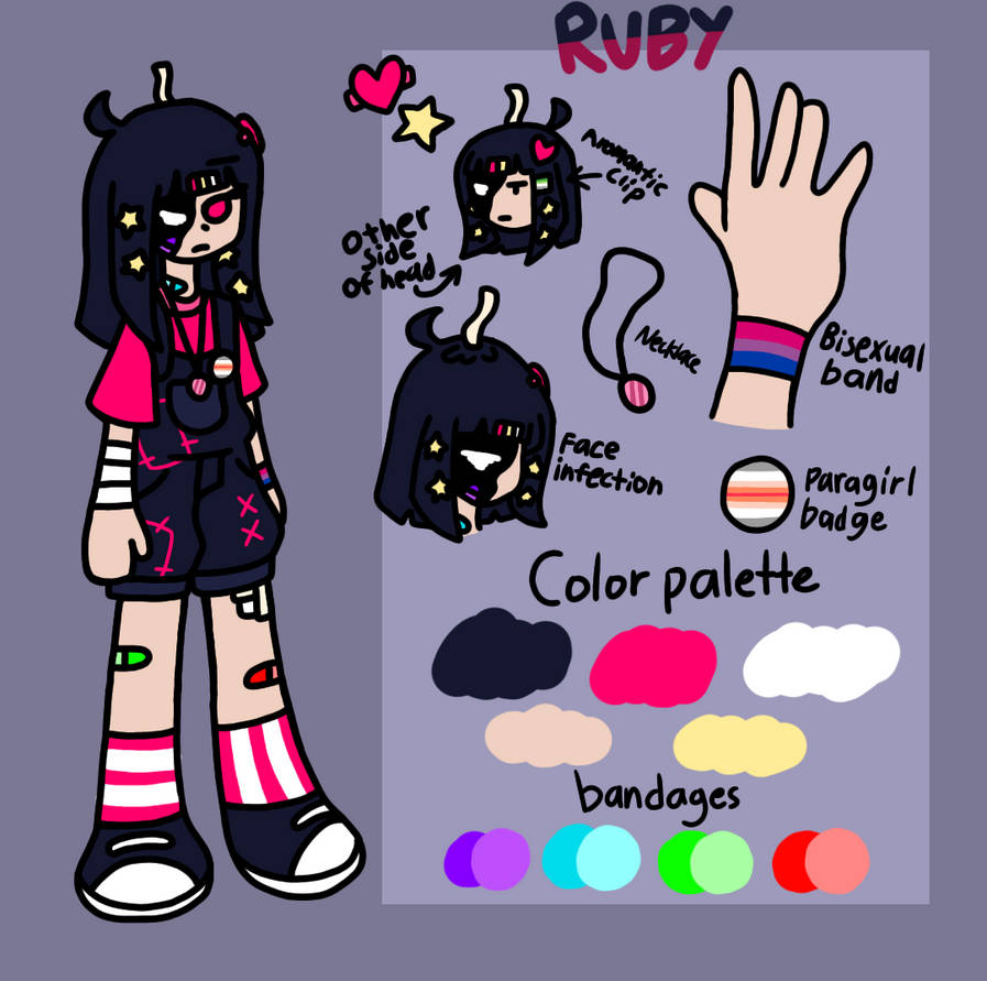 Ruby reference sheet by TeamCube on DeviantArt Ruby reference sheet by TeamCube on DeviantArt