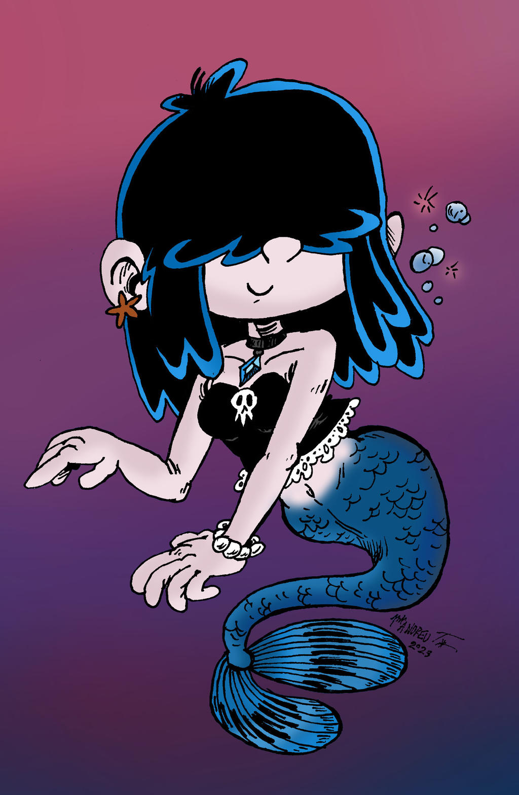 Mermay 2023 18 Lucy Loud By Andreu T On Deviantart