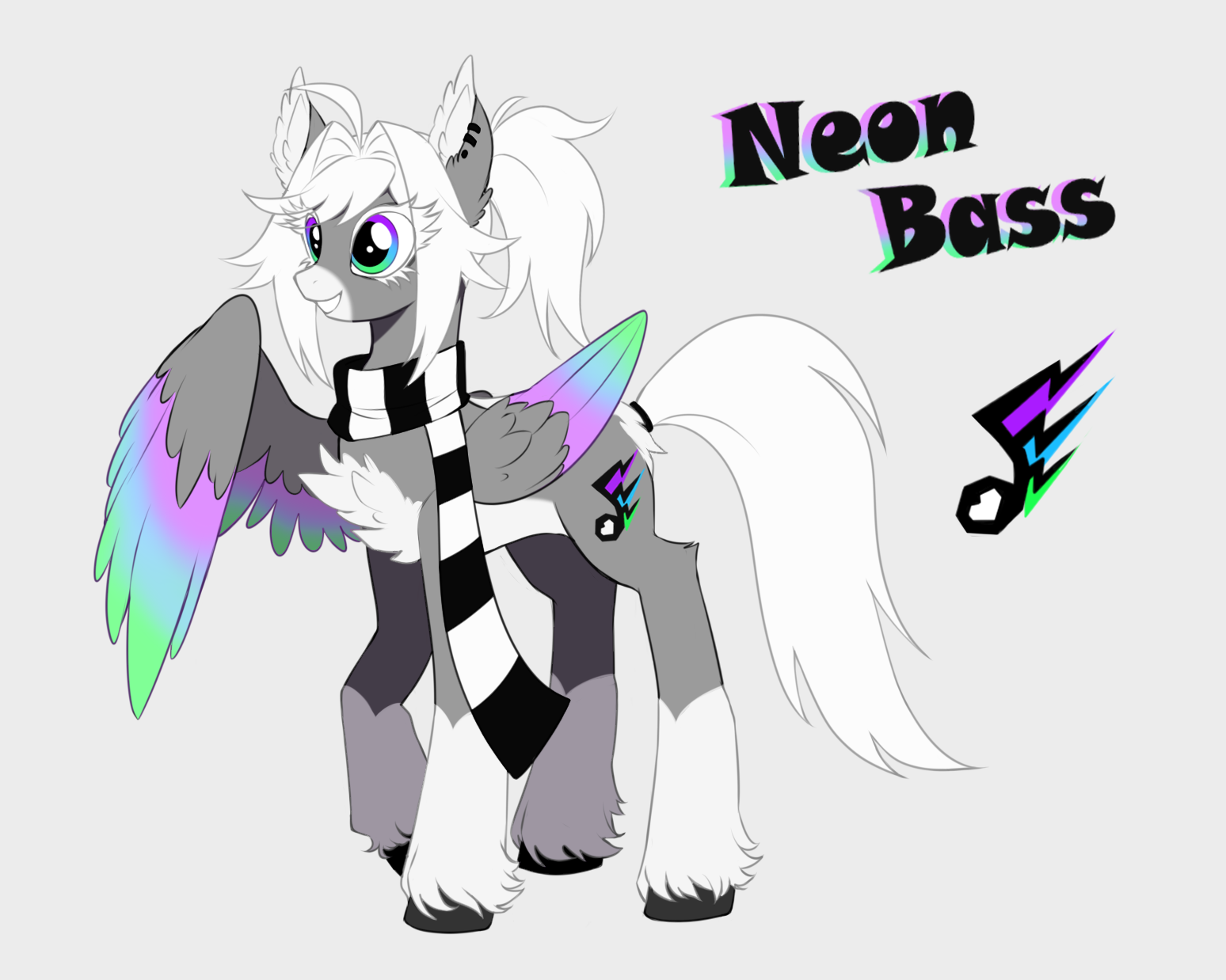 Mlp Oc Neon Bass By Tsuruminori On Deviantart