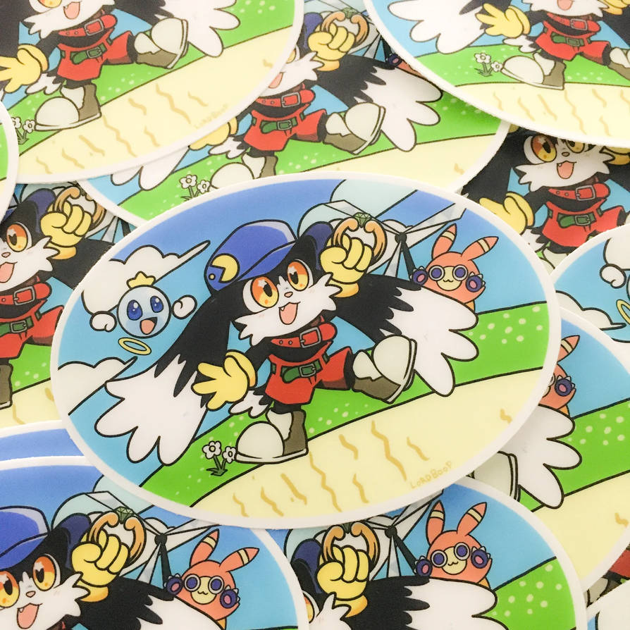 Klonoa Sticker By Lordboop On Deviantart