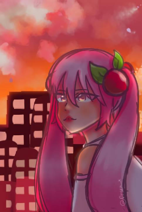 Sakura Miku By Deskax On Deviantart