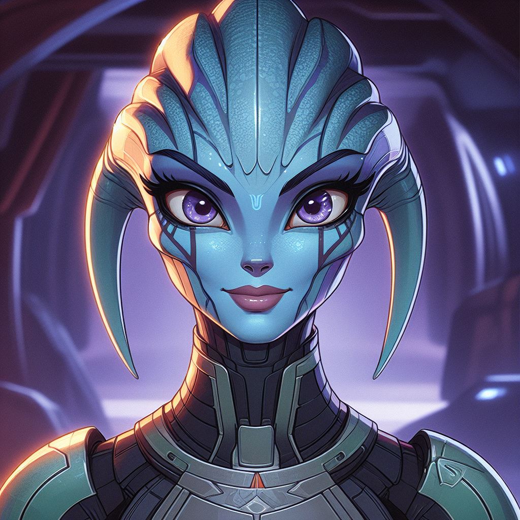 Mass Effect Asari With Disney Animation Style By Rtxrkibi On Deviantart