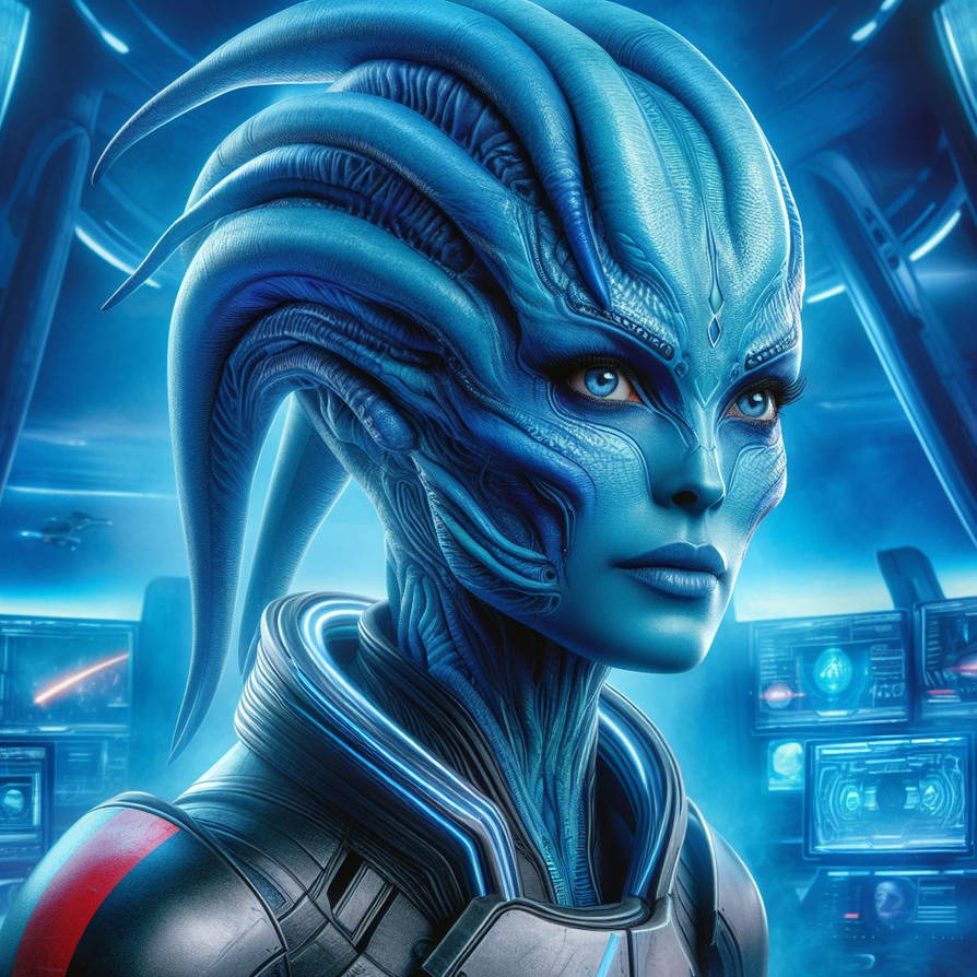 Mass Effect Asari By Rtxrkibi On Deviantart
