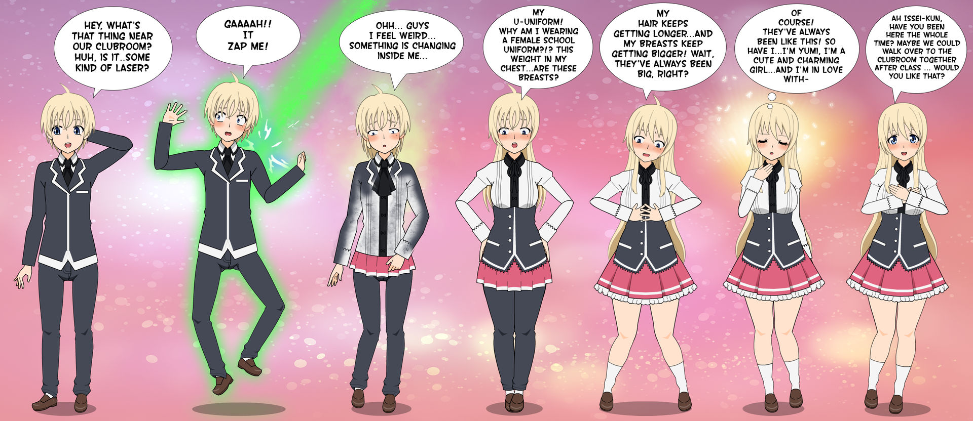 Tg Tf Sequence Yuuto To Yumi By Gracefoxey On Deviantart