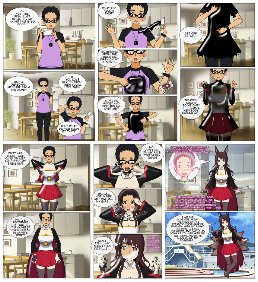 Tg Tf Rubber Azur Lane Akagi Doll By Gracefoxey On Deviantart