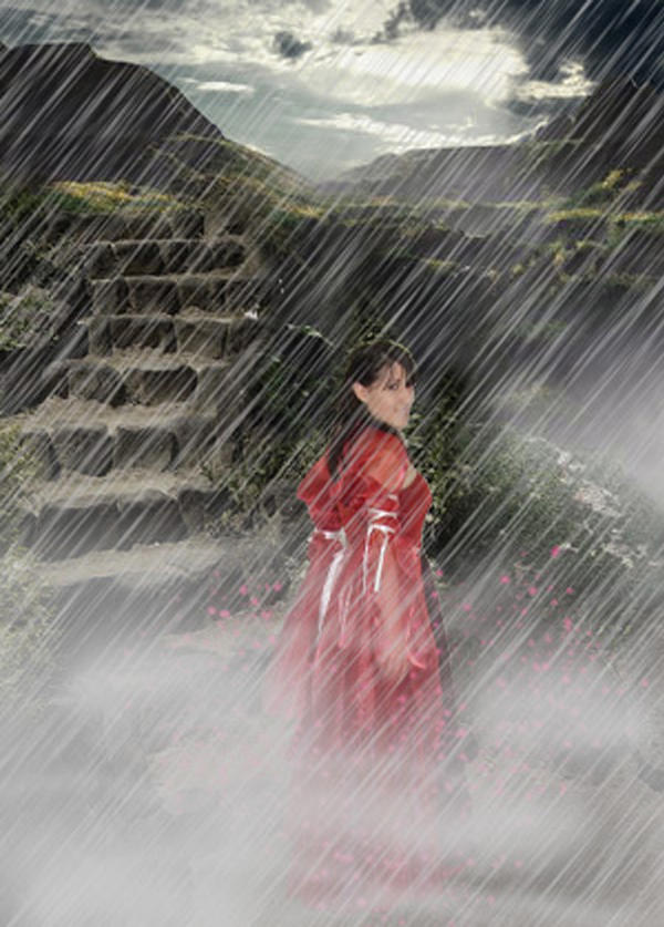 Princess in the Rain by DravenLife on DeviantArt