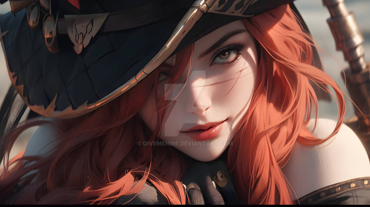 Anime Poster Of Miss Fortune From League Of Legend By Givemenine On Deviantart